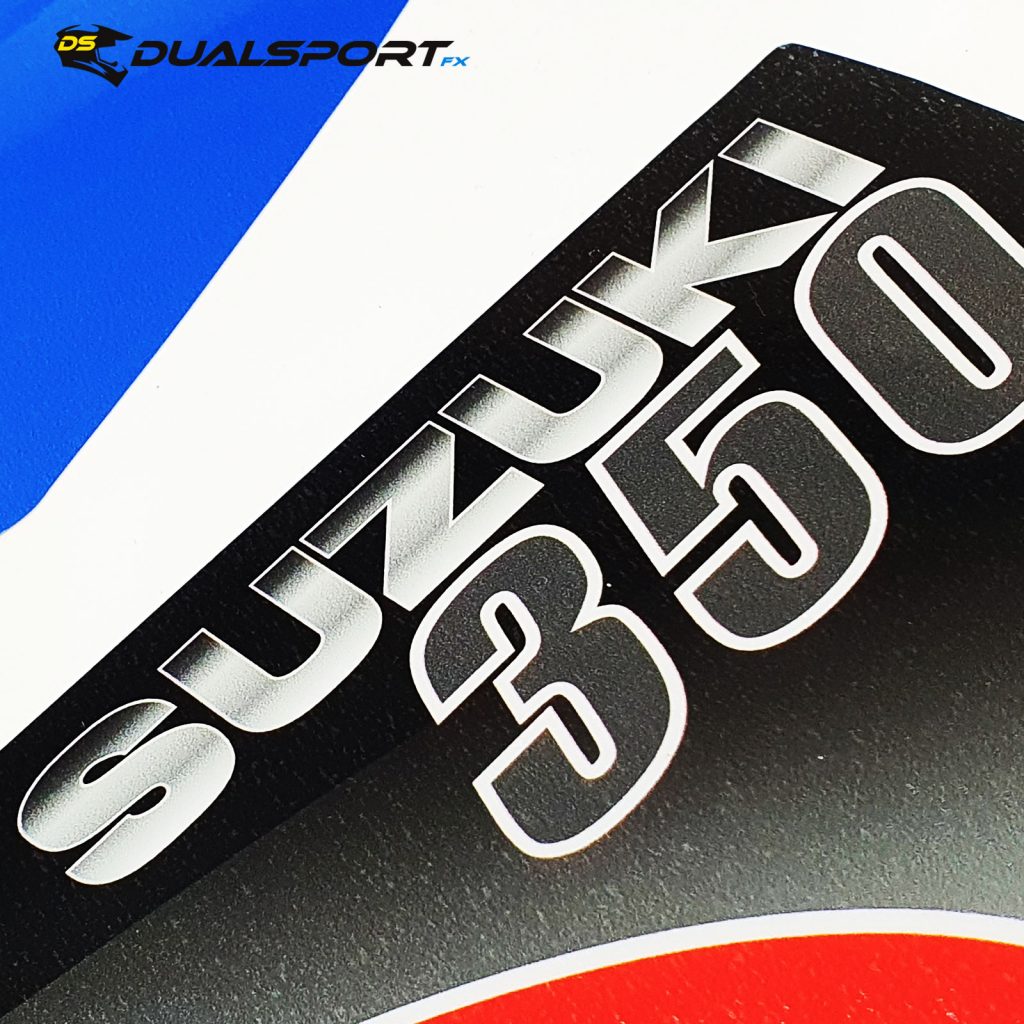 Suzuki DR 350 ARROWLINE DEKOR Decal, Graphic Complete Set - Dualsport-FX