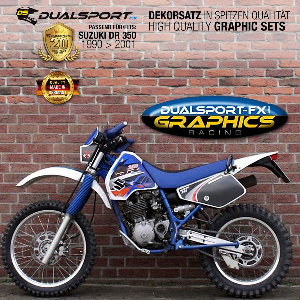 Suzuki DR 350 ARROWLINE DEKOR Decal, Graphic Complete Set - Dualsport-FX