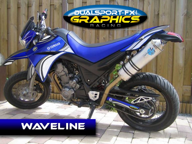 YAMAHA XT 660 R WAVELINE Dekorsatz/Decals/Graphics - Dualsport-FX